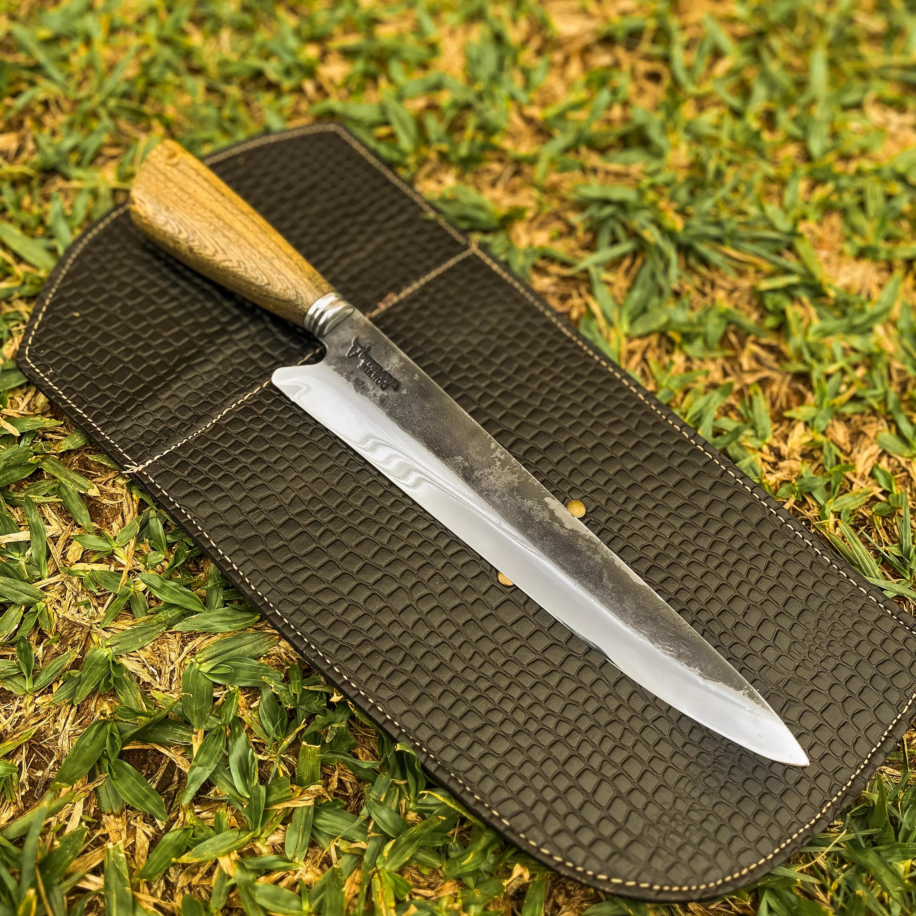 Faca Artesanal Brut Forge 6D - Especial para Churrasco!