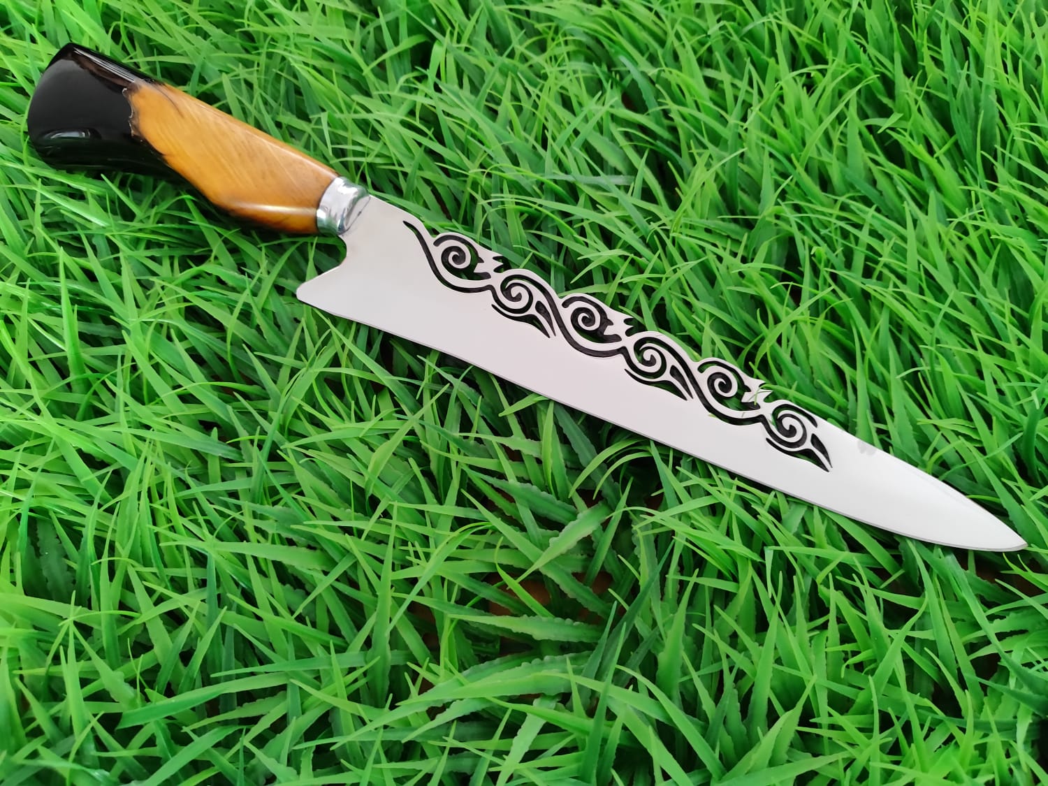 Faca artesanal Personalizada Molokai - Cabo Colors - Bianco